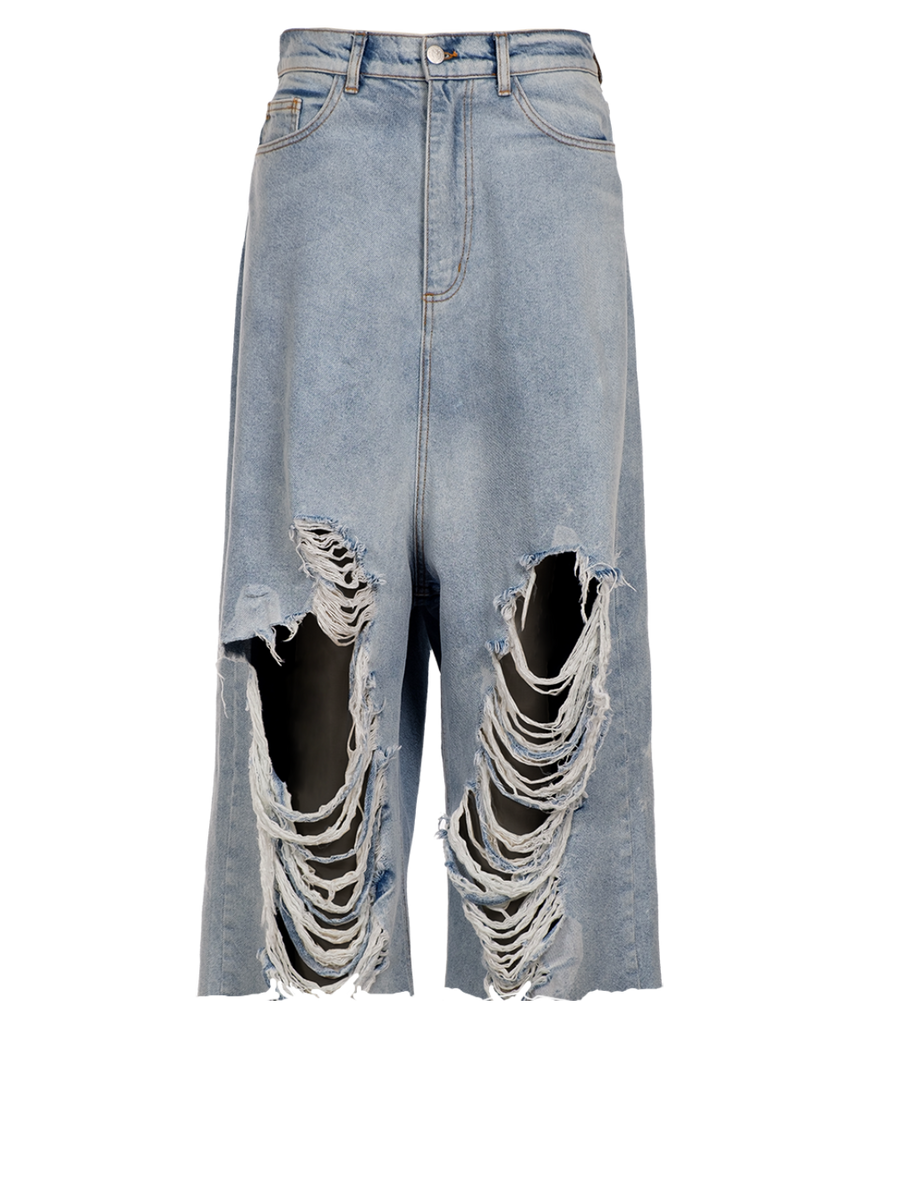 Destroyed Denim Shorts – NATASHA ZINKO