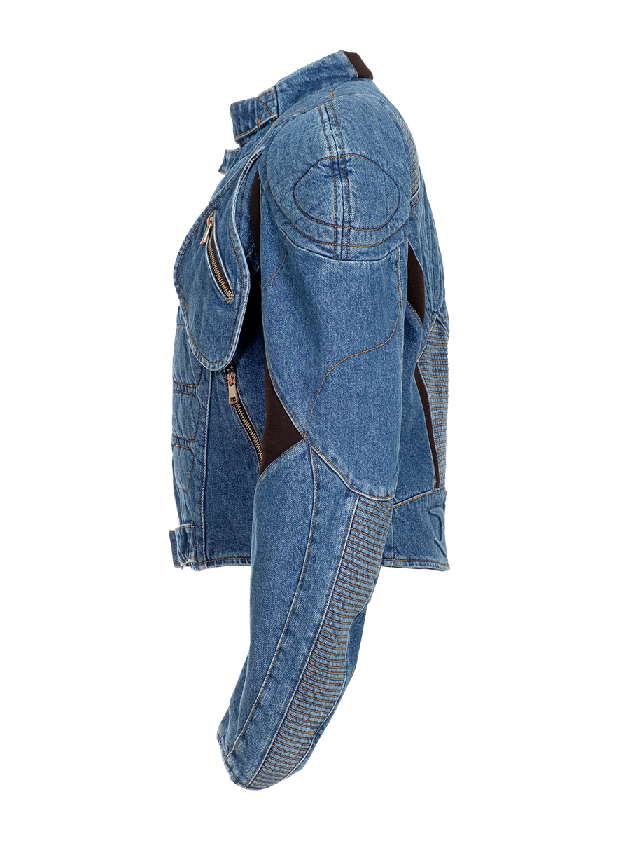 DENIM MUSCLE JACKET – NATASHA ZINKO