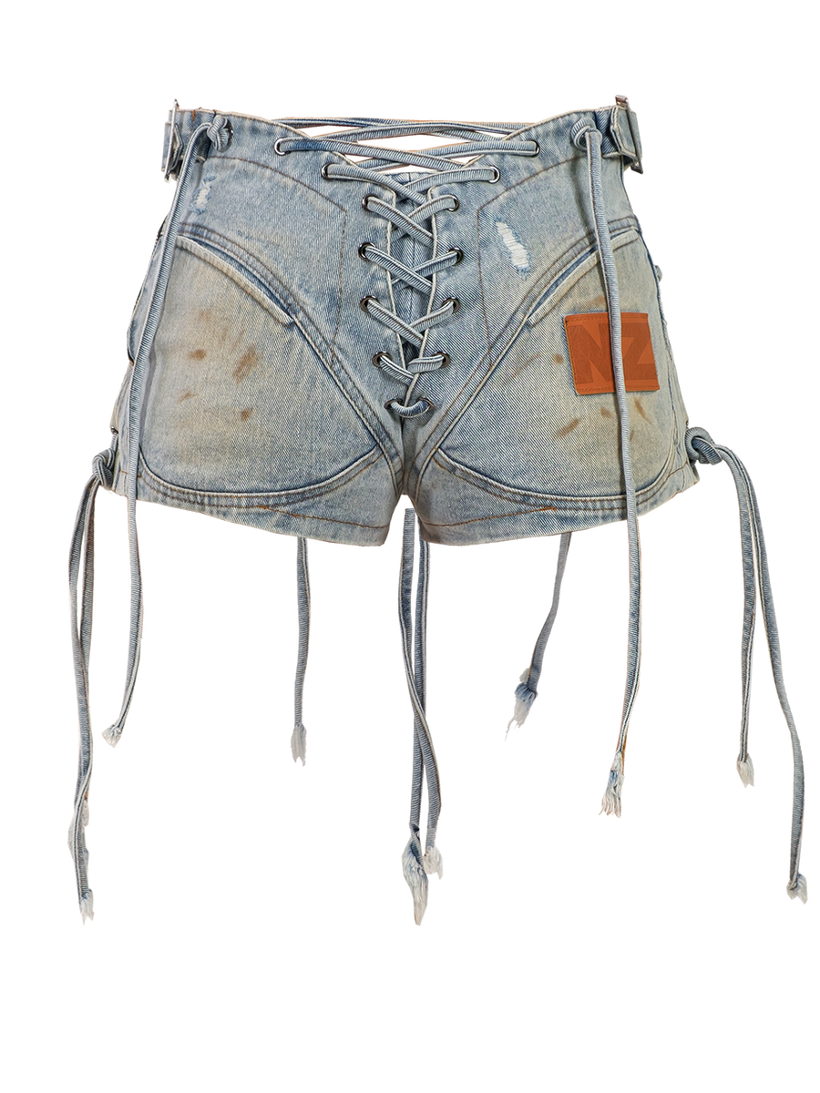 TREATED HARDWIRED SHORT SHORTS – NATASHA ZINKO