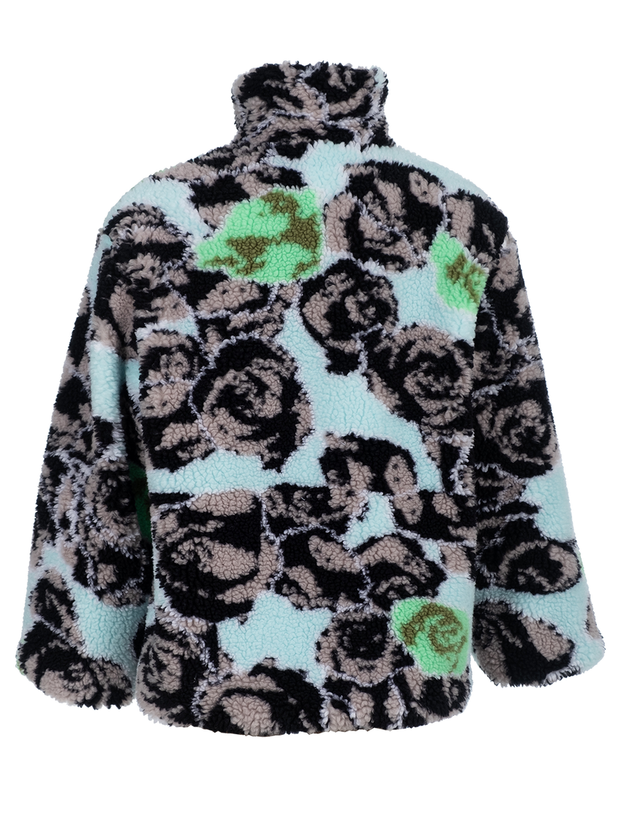 Pixel Roses Fleece Jacket – NATASHA ZINKO